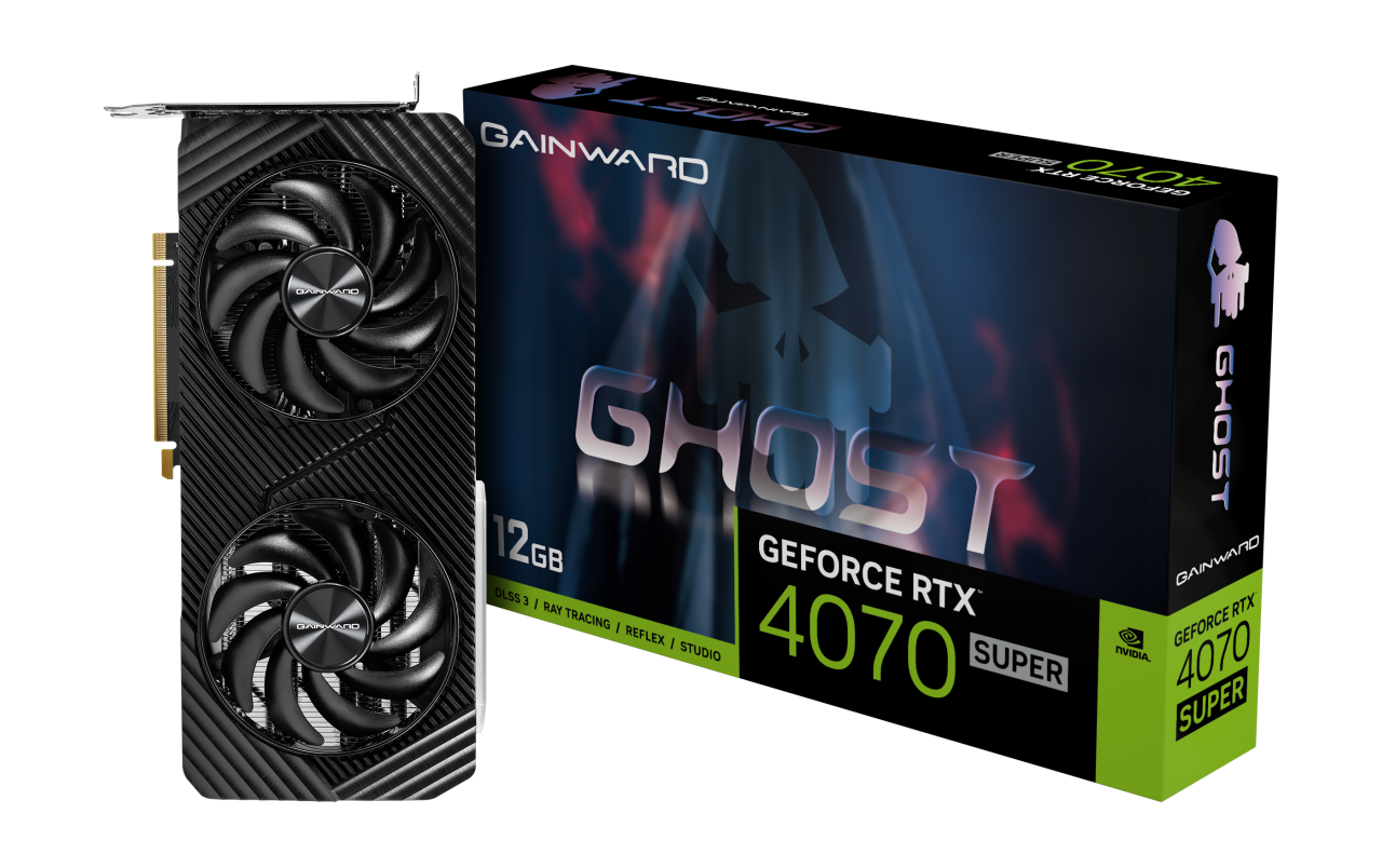 Products Gainward GeForce RTX 4070 SUPER Ghost Products Gainward GeForce RTX 4070 SUPER Ghost
